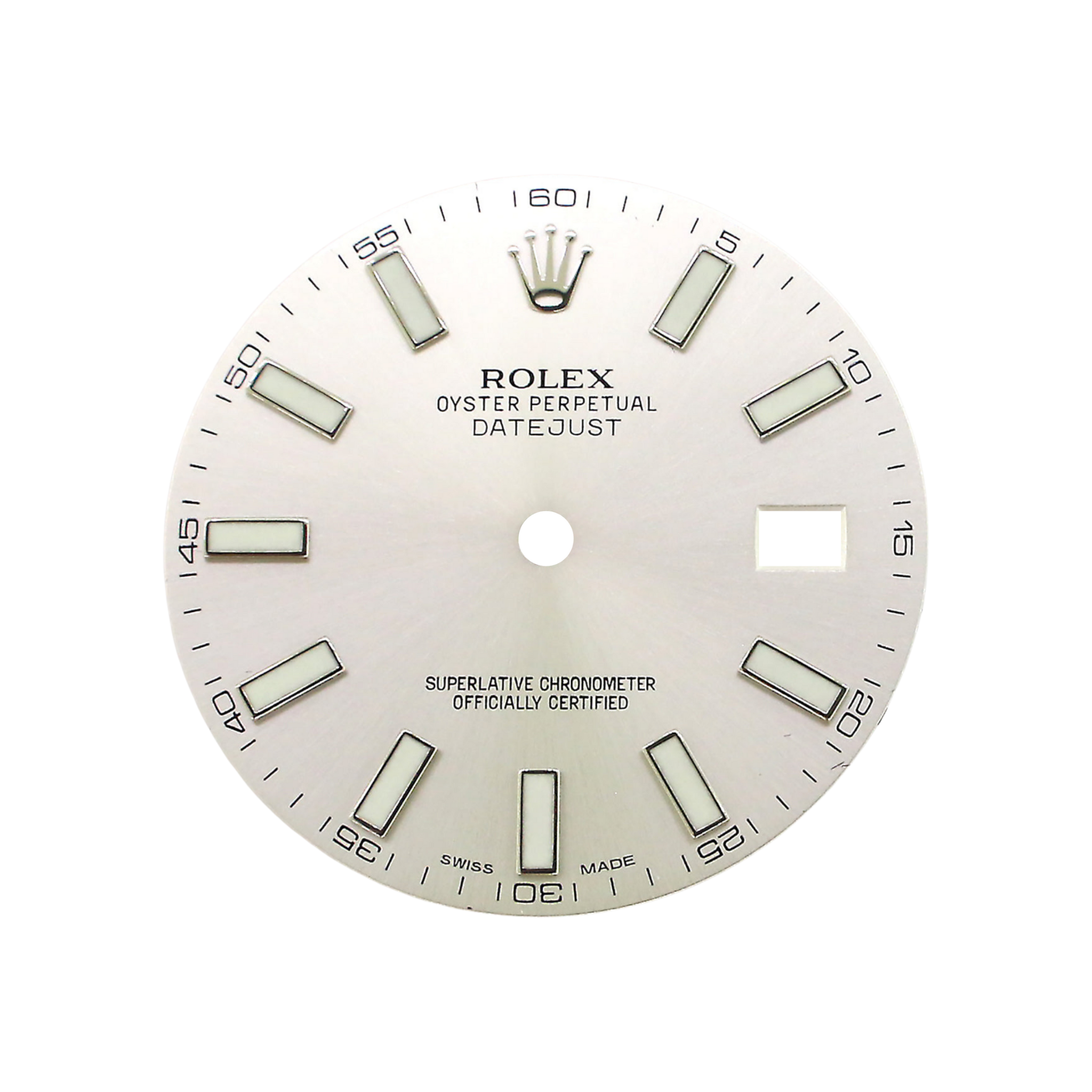 Buy Rolex Datejust Silver Glow Watch Face Ball Marker – Luxury Ball Marks